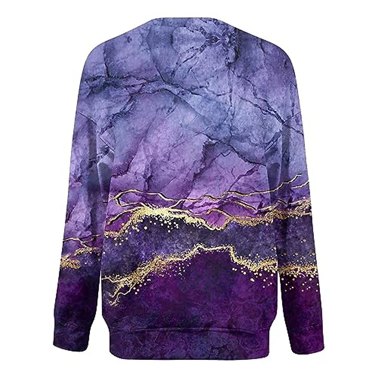 JJHAEVDY Christmas Women Fashion Sweatshirts Long Sleeve Clothes Button Up Color Blocking Tops Lightweight Pullover Zip Up Sweatshirt Women Tshirts(3-Dark Purple,3X-Large)