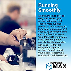 SuppliesMAX Compatible Replacement for Brother DCP-8070/8085/HL-5340/5370/MFC-8370/8480/8890 110V Fuser Assembly (25000 Page Yield) (LU-8233001)