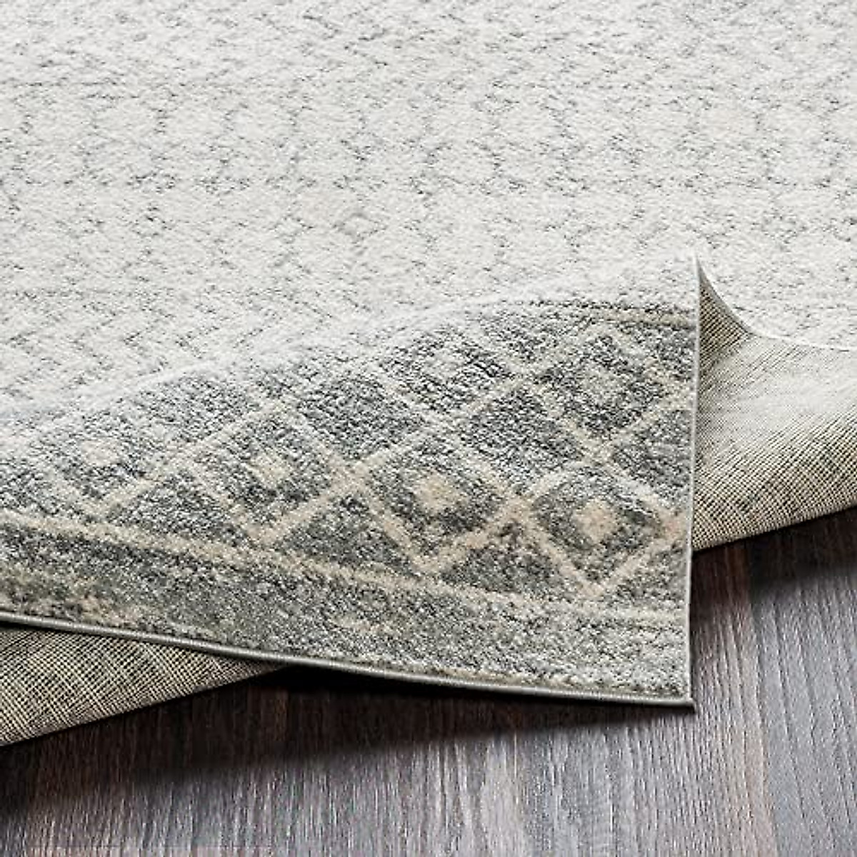 Livabliss Chester Boho Moroccan Area Rug,3'11" x 5'7",Grey