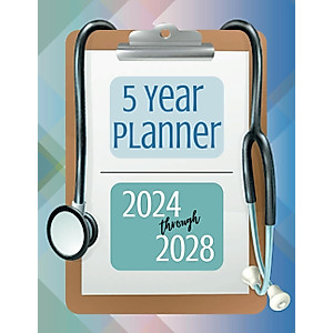 5 Year Planner: 2024-2028 Monthly Calendar