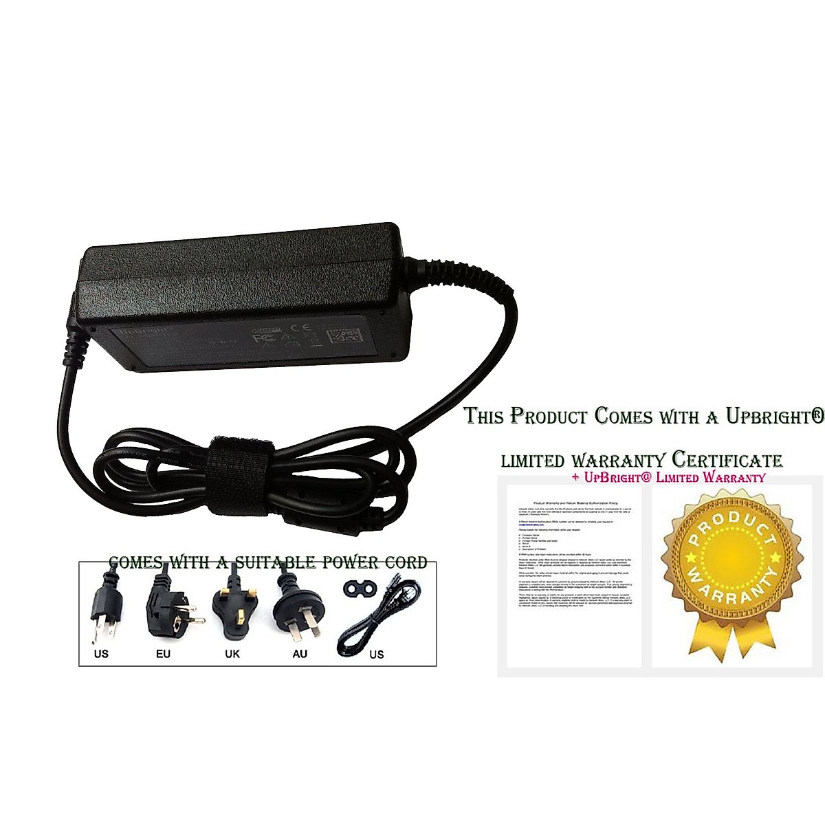 UpBright 48V AC/DC Adapter Compatible with Cincon Electronics TR70A48-12A03 TRG70A480-12E03 TRG70A48-12E03-Level-V TRG70E480-02E03 TRG70E48-02E03-Level-V Desktop DC48V 48VDC 1.5A 48.0V Power Supply