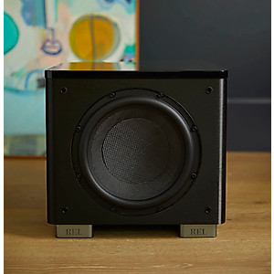 REL Acoustics HT/1003 MKII Subwoofer, HT-Air Wireless compatible, Line Grained Black Composite