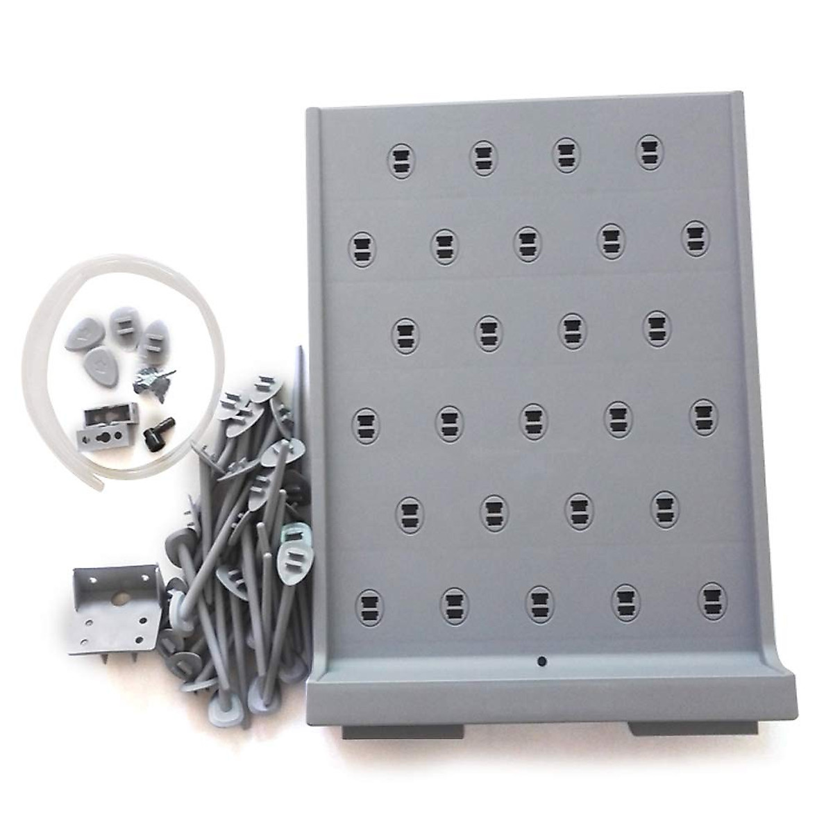 2 Pack Lab Drying Rack 27 Pegs Laboratory Glassware Rack PP Drying Rack Wall-Mount Bottle Drying Rack Desk Top Draining Rack Lab Supply Drying Rack Cleaning Equipment for School Lab Utensil