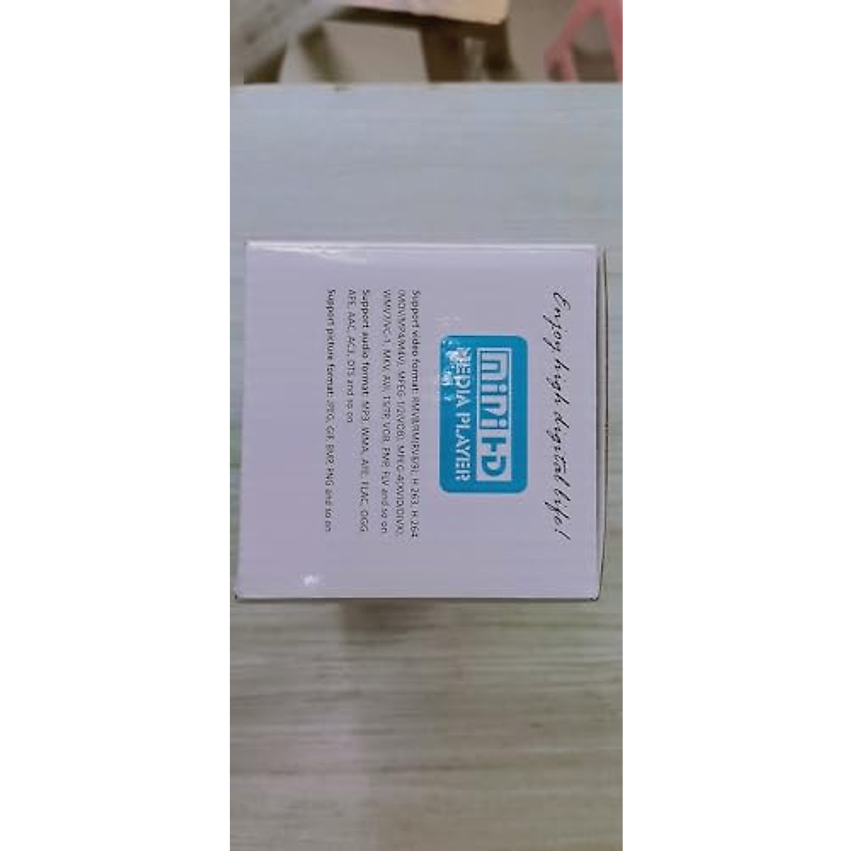 HDMI Media Player, Blue Mini 1080p Full-HD Ultra HDMI MP4 Player for -MKV/RM/ MP4 / AVI etc- HDD USB Flash Drive/HDD and SD Card