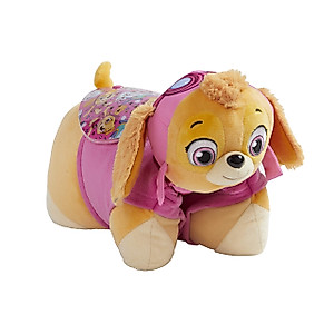 Pillow Pets Paw Patrol Skye Sleeptime Lite, 11" Nickelodeon Stuffed Animal Nightlight