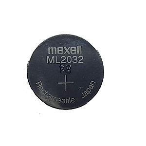 My Battery Supplier Replacement for Maxell ML2032 2032 Lithium Rechargeable Coin Cell 1 Battery
