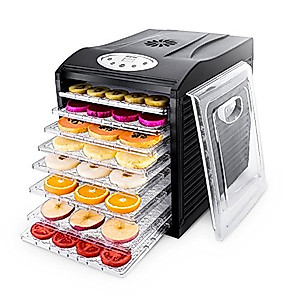 GUCUJI Pack of 5 Premium Non Stick Silicone Dehydrator Sheets for Fruit Dryer Mesh