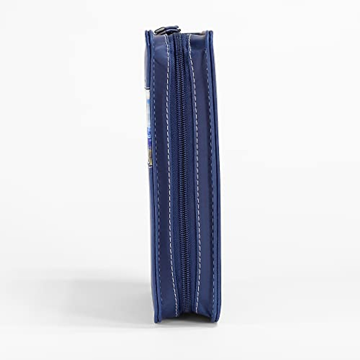 Flying Eagle Be Strong Take Heart Navy Blue X-Large Faux Leather Bible Cover