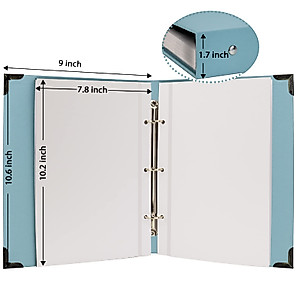 Vienrose Photo Album Self Adhesive 40 Pages Hardcover with DIY Scrapbooking Kit 3 Rings Paper Scrapbook for Lover Friends Kids Wedding Green