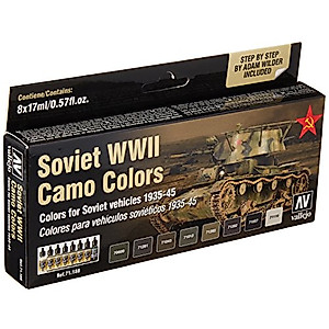 Vallejo Soviet Afv WWII Camo Colors Paint
