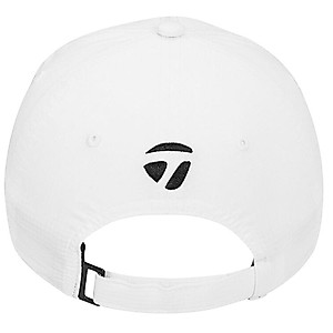 TaylorMade Women's Radar Structured Adjustable Hat, White, One Size