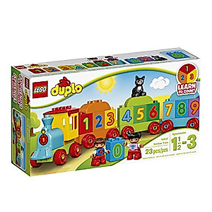 LEGO DUPLO My First Number Train 10847 Learning and Counting Train Set Building Kit and Educational Toy for 2-5 Year Olds (23 Pieces)