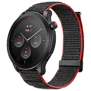 Amazfit GTR 4 Smart Watch for Men Android iPhone, Dual-Band GPS, Alexa Built-in, Bluetooth Calls, 150+ Sports Modes, 14-Day Battery Life, Heart Rate Blood Oxygen Monitor, 1.43”AMOLED Display, Grey