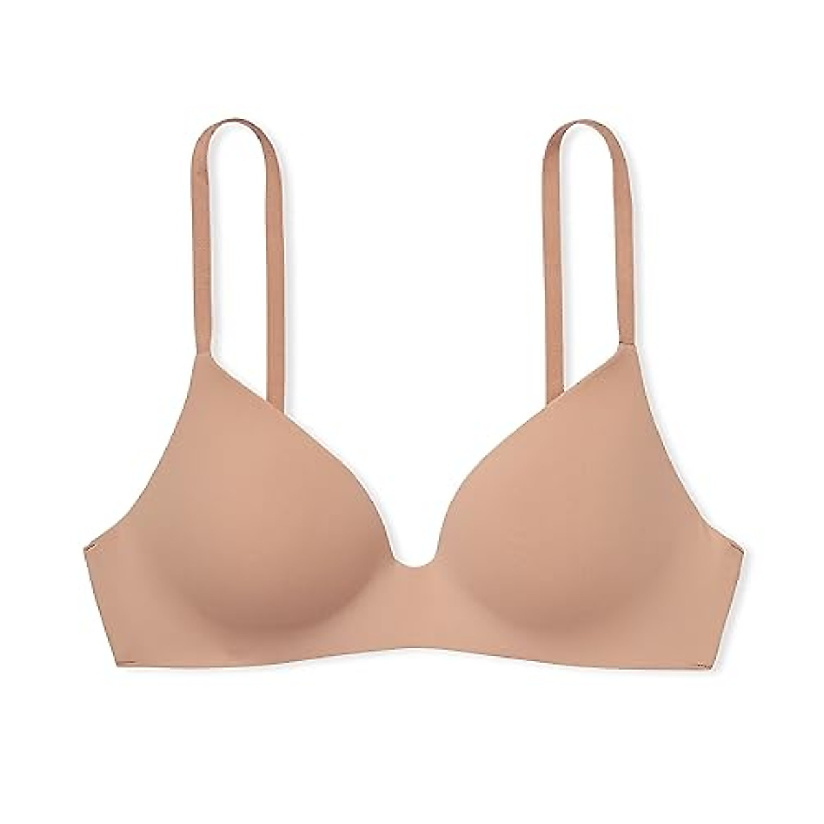 Victoria's Secret Lightly Lined Wireless T Shirt Bra, Adjustable Straps, Bras for Women, Beige (34C)