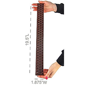 Home-X 6 Pcs Plastic Anti Cat or Bird, Keep Off Pigeon, Squirrel, Woodpecker & More Outdoor Spikes, Woodpecker, Cats, and Raccoons, Anti-Climb, Brown, Each 19 ½ " L x 1 7/8 ” W