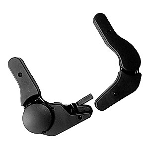 Adjuster DIY Steel Sturdy 90-180 Angle Adjustment Replacement Heavy Duty Mounting for Office Chair Gaming Seat Fitment, Black