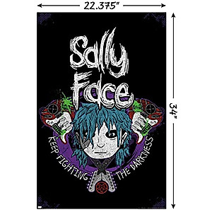 Trends International Sally Face - Crossed Guitars Wall Poster