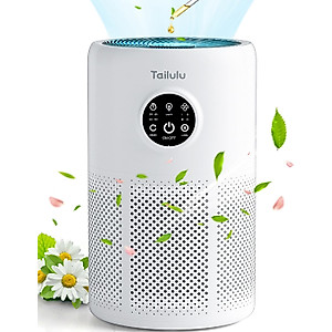 Air Purifiers for Home Pets Large Room Up to 1360 Sq Ft, Tailulu D10 HEPA Air Purifier for Bedroom with Sleep Mode, Air Filter Cleaner for Pet Dander Smoke Odor Dust Pollen with Timer Fragrance Sponge