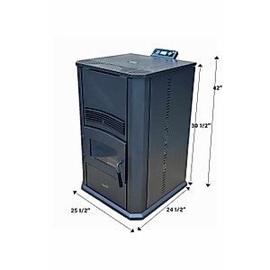 Comfortbilt HP42-Alpine Modern Pellet Stove 2800 SQFT Heating 120 Hopper EPA Cert