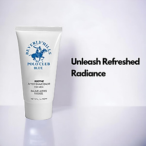 BHPC Blue by Beverly Hills Polo Club, 5 oz After Shave Balm for Men