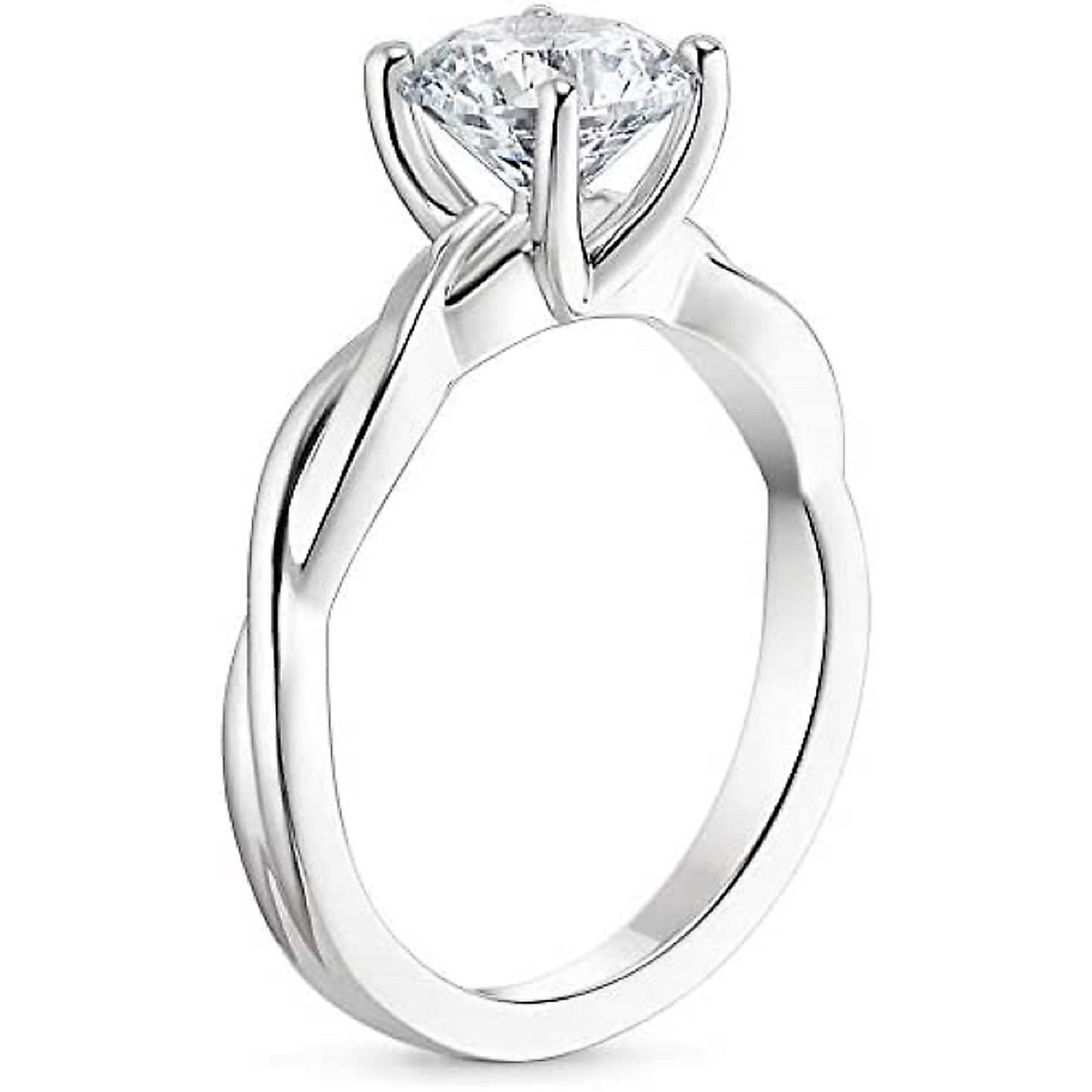 Moissanite World Cushion Brilliant Cut 5 Carat, Diamond Ring Set, Wedding Ring Set, Moissanite Engagement Ring Set for Women, 925 Sterling Silver, for Her (8)