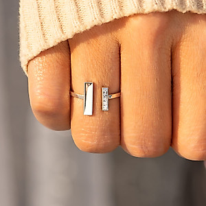 STORYJEWELLERY Through Thick and Thin Mother Daughter Rings for Women, Daughter Gifts from Mom, Mother Daughter Gift, Gifts for Daughter from Mom, Mom Gifts from Daughter(S 05)