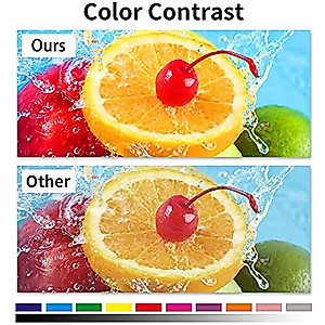 JetSir 4 Color Ink Refill kit for HP 950 951 932 933 60 61 952 902 901 62 63 21 22 920 940 934 564 711 970 971 94 95 96 Ink Cartridge (2 Black 1 Cyan 1 Magenta 1 Yellow) 100ML x5 Bottle with Syringe