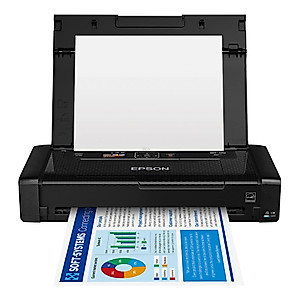 Epson Workforce WF-110 Wireless Mobile Printer, White Small