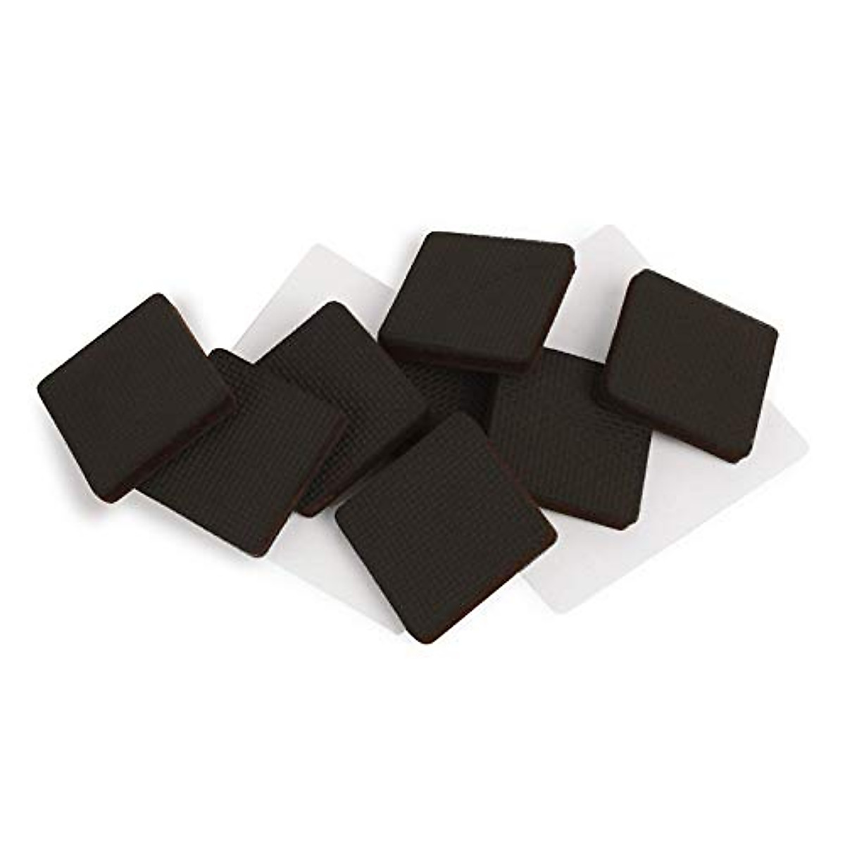 Slipstick GorillaPads CB142 Non-Slip Furniture Pads/Grippers (Set of 8) Furniture Leg Floor Protectors, 2 Inch Square, Black