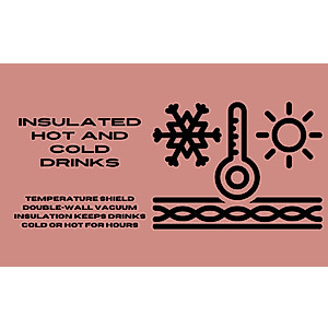 2nd Generation 40 oz Tumbler with Handle and Straw Insulated Tumblers Cups with Lids Straws Double Wall Vacuum Thermos cup 304 Stainless Steel Travel Mug Gifts for Men Women Him Her (Peach)