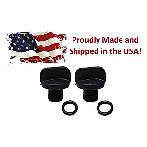 JSP Manufacturing Drain Plug with O-Ring Replacement R0446000 Compatible with Zodiac Jandy Pick-a-Quantity (2)