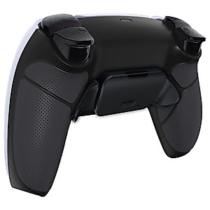 eXtremeRate Black Rubberized Grip Programable Rise 2.0 Remap Kit for PS5 Controller BDM 010 & BDM 020, Upgrade Board & Redesigned Back Shell & Back Buttons for PS5 Controller - Without Controller