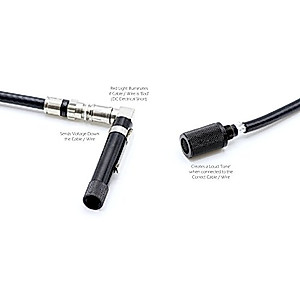 Coaxial (Coax) Pocket Continuity Tester (Tracer) with Voltage Toner (Sound) and Barrel Connector Bundle, for Testing, Labeling, and Identifying coaxial Lines - Pocket Toner