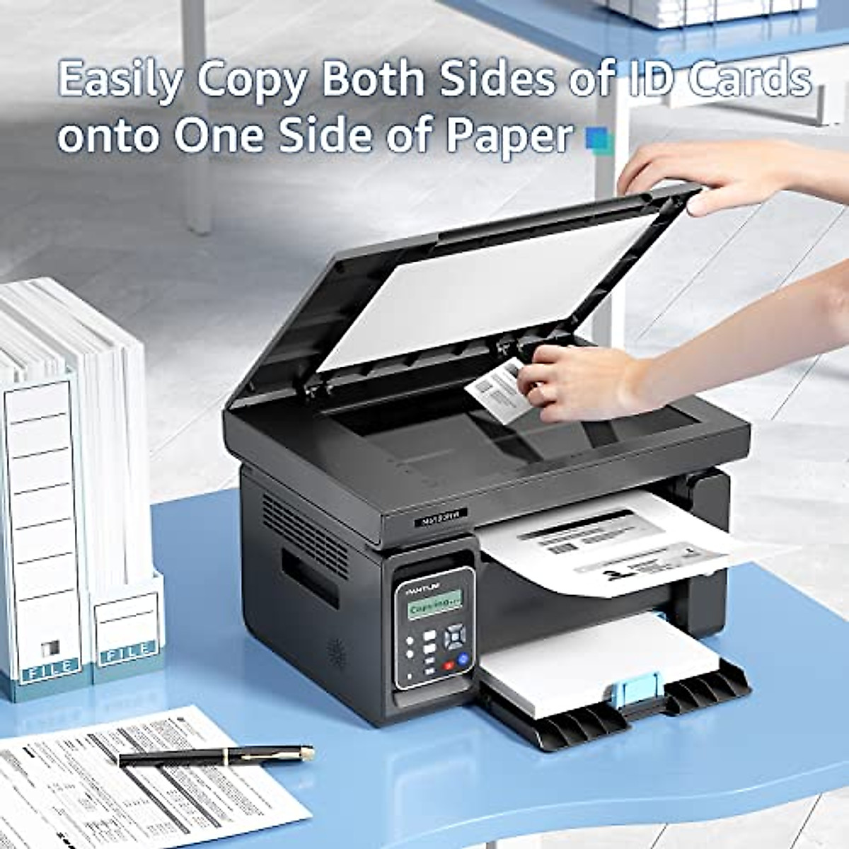 Pantum M6500NW Laser Printer All in One, Black & White Printer with Wireless Printing, Monochrome Laser Printer Print Scan Copy, Speed up to 23 ppm