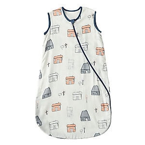 bc babycare Baby Sleep Sack 12-18M 100% Soft Organic Cotton Baby Sleeping Bag 2-Way Zipper Large Size and Space Confortable Sleeveless Wearable Blanket 29.4-33.4 Inch