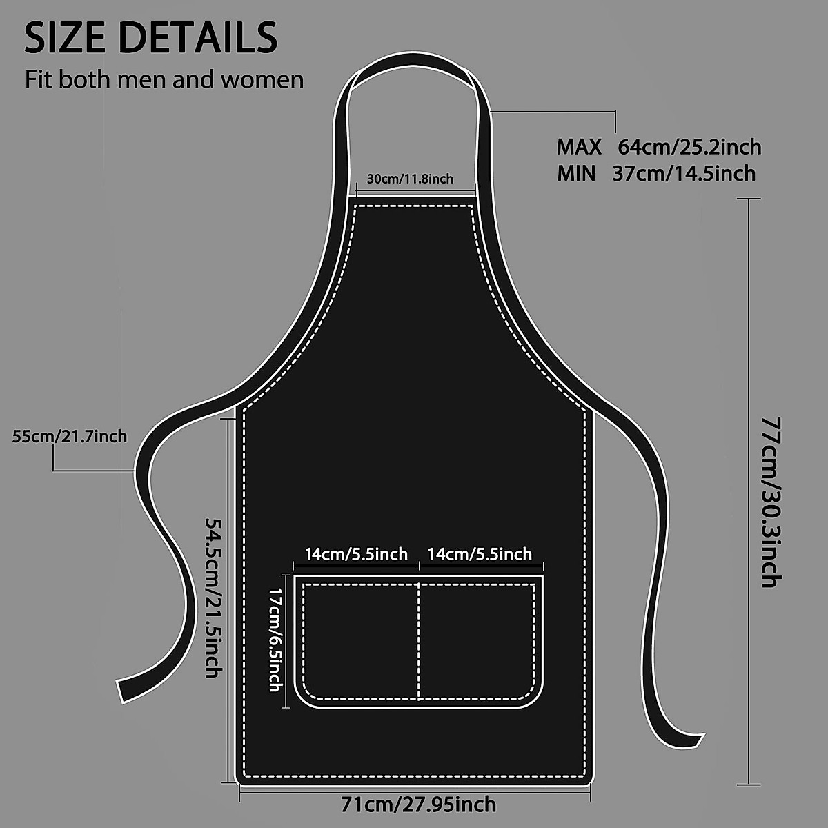 POFULL Mema's Kitchen Apron Mema's Kitchen Never Runs Out Of Kisses and Cookies Apron For Mema (Mema's Kitchen Apron)