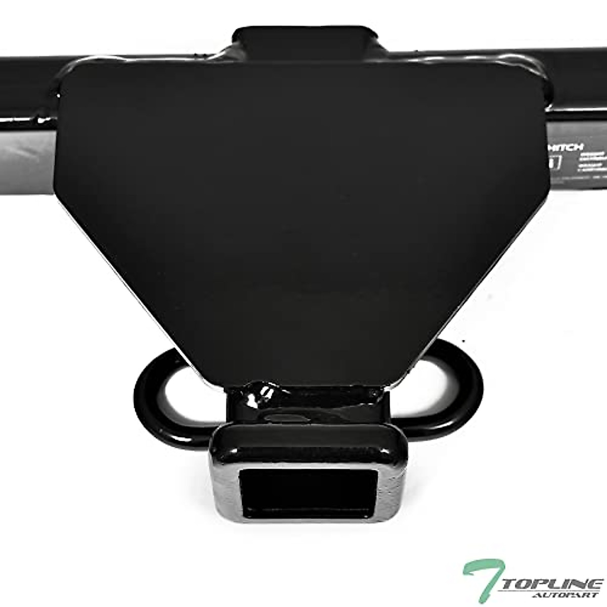 TLAPS 7422443836849 for 2007-2014 Ford Edge / 2007-2015 Lincoln MKX Class 3 III Black 2" Trailer Hitch Receiver