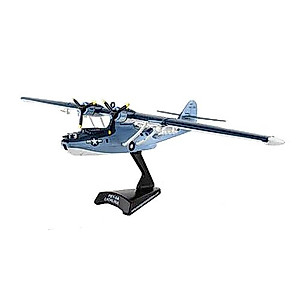 Daron Worldwide Trading Postage Stamp USN Pby5 Catalina 1/150 Airplane Model