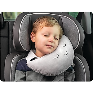 BENBAT Baby Travel Cushion, Children's Neck Cushion, Car Travel Pillow, Infant Head Support Pillow, Children's Cushion (4 Years), Gray