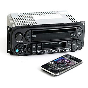 Dodge Jeep Chrysler 02-06 AM FM CD Cassette w Bluetooth Music P05091605AC - RAZ (Renewed)