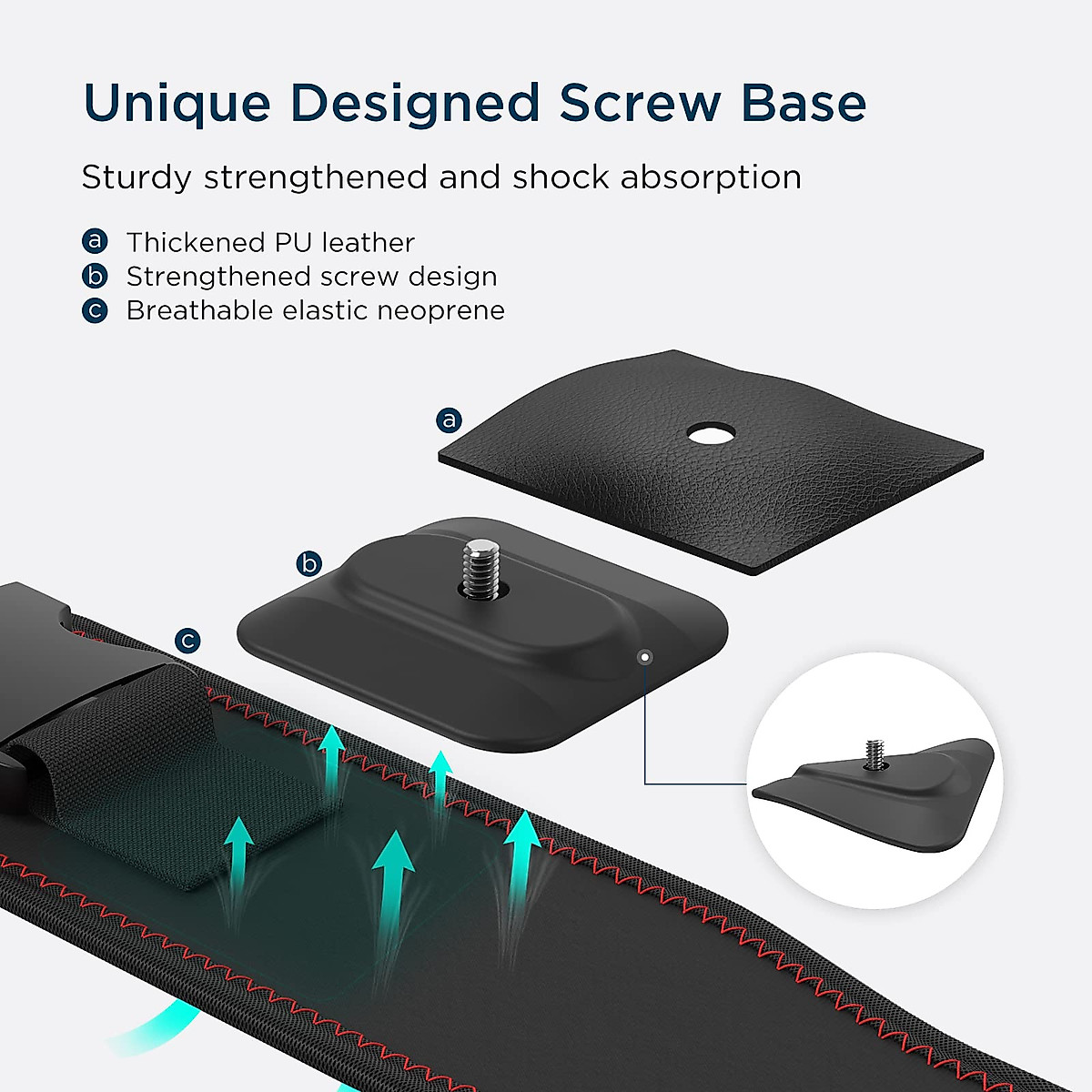 KIWI design Tracker Straps and Belt for Full Body Tracking VR, Compatible with PC VR Platform and SteamVR, Upgraded Hand/Foot Trackerstrap Accessories Fit HTC Vive Trackers (Trackers NOT Included)