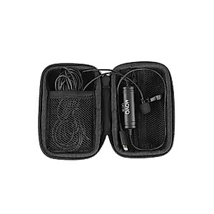 Movo LV1-DI High Fidelity Digital Lavalier Omnidirectional Clip on Microphone for iPhone with MFi Certified Lightning Connector Compatible with iPhone, iPad, iPod, iOS Smartphones and Tablets