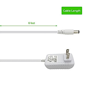 Duetsoothe Power Cord, 5V Adapter Replacement for Graco Swing Dreamglider/Duoglider/Simple Sway Swing and Nova Baby Swing, 6 ft Charger Cable