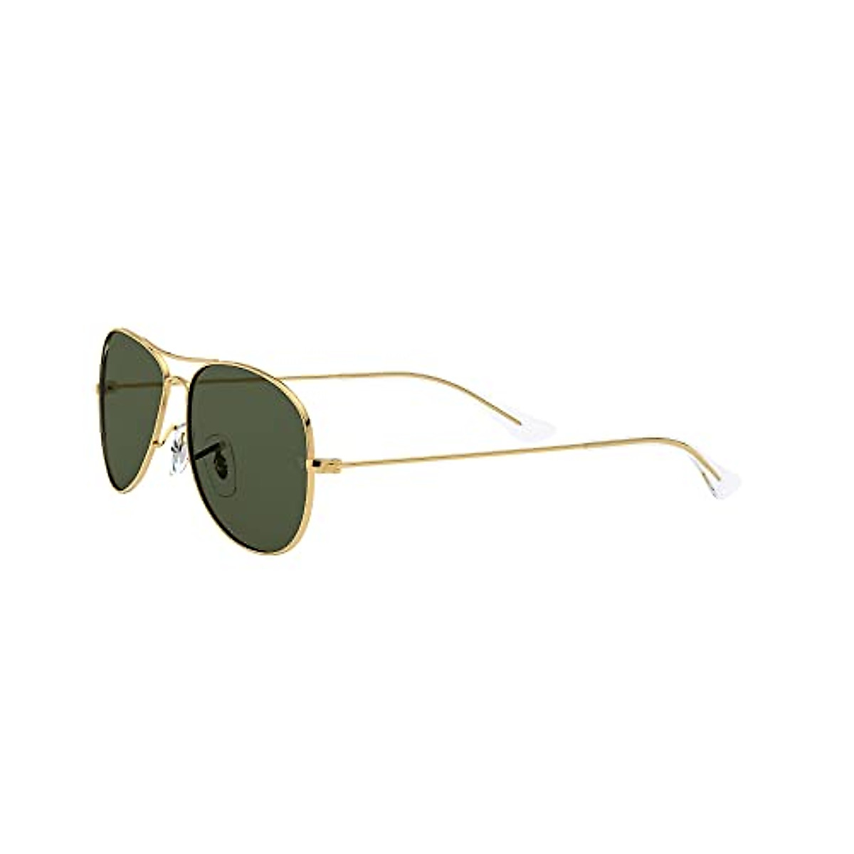 Ray-Ban Men's RB3362 Cockpit Aviator Sunglasses, Gold/G-15 Green, 56 mm