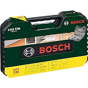 Bosch 2607017367 Drill Bit Set "V-Line Titanium" 103 Pcs