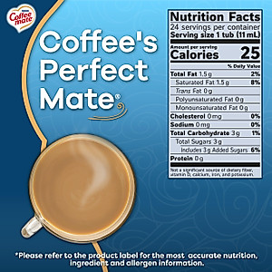 Nestle Coffee mate French Vanilla Liquid Coffee Creamer Singles, 24 Count