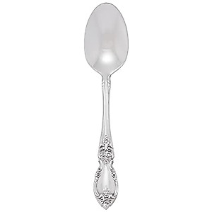 Oneida Louisiana Fine Flatware Teaspoons, Set of 4, 18/10 Stainless Steel