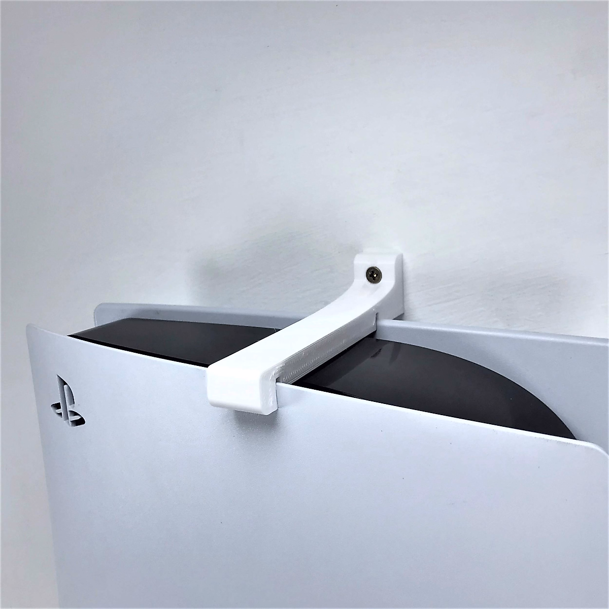 3D Cabin PS5 Wall Mount Wall Bracket Holder Stand for Play Station 5 Disc Triple Support Any Orientation Grey Right