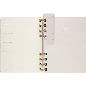 Moleskine Spiral 12 Month 2023 Academic Year Planner, Hard Cover, XL (7.5" x 9.75"), Oyster