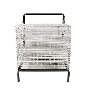 Stack-N-Dry Spring Loaded Drying Rack - Perfect for an Art Organizer, Paintings, Storage, and Any Drying Needs